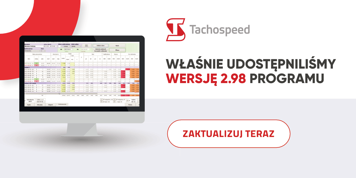 Aktualizacje « Tachospeed